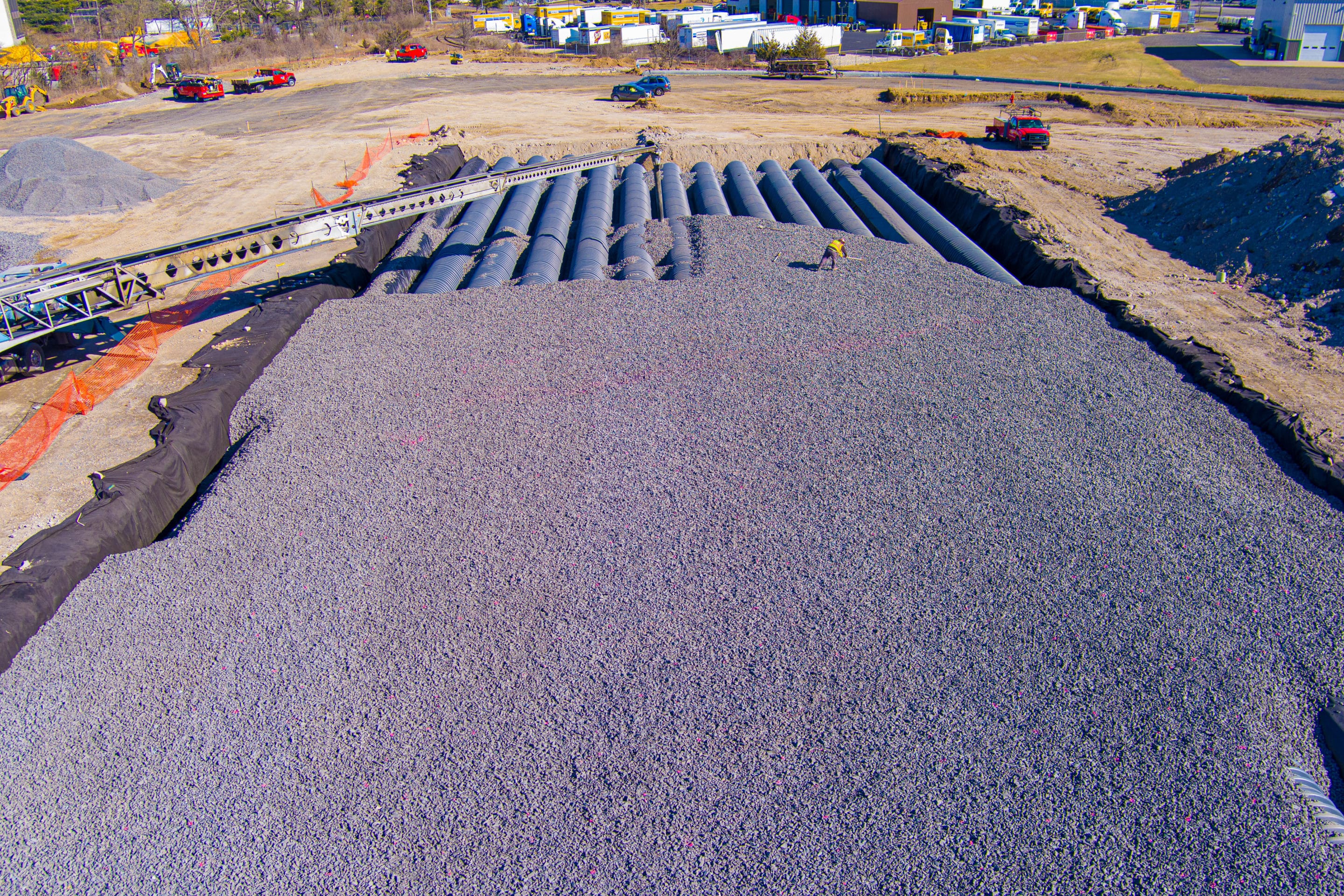 Underground Basin Installation | Delaware Valley Paving